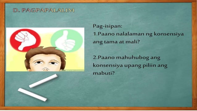 Edukasyon sa Pagpapakatao 7(Paghubog ng Konsensiya Gabay ang Pananampalataya ng Pamilya 1. Mga ...