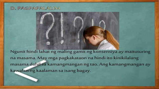 Edukasyon sa Pagpapakatao 7(Paghubog ng Konsensiya Gabay ang Pananampalataya ng Pamilya 1. Mga ...