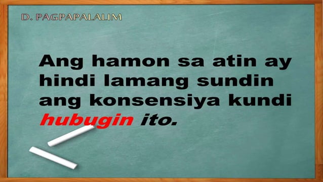 Edukasyon sa Pagpapakatao 7(Paghubog ng Konsensiya Gabay ang ...