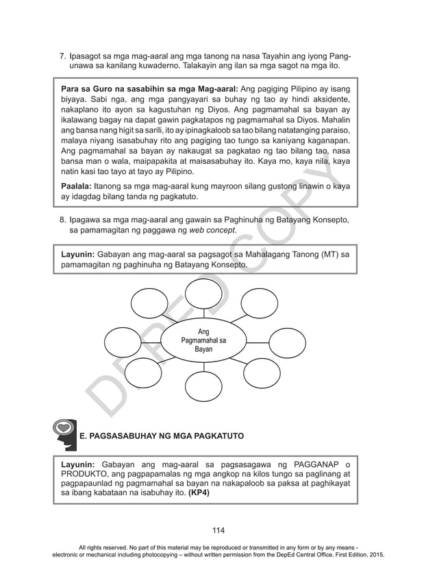 Edukasyon sa pagpapakatao grade 10 tg quarter 3 | PDF