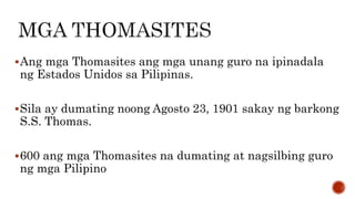 Edukasyon sa pamamamahal ng amerikano | PPTX