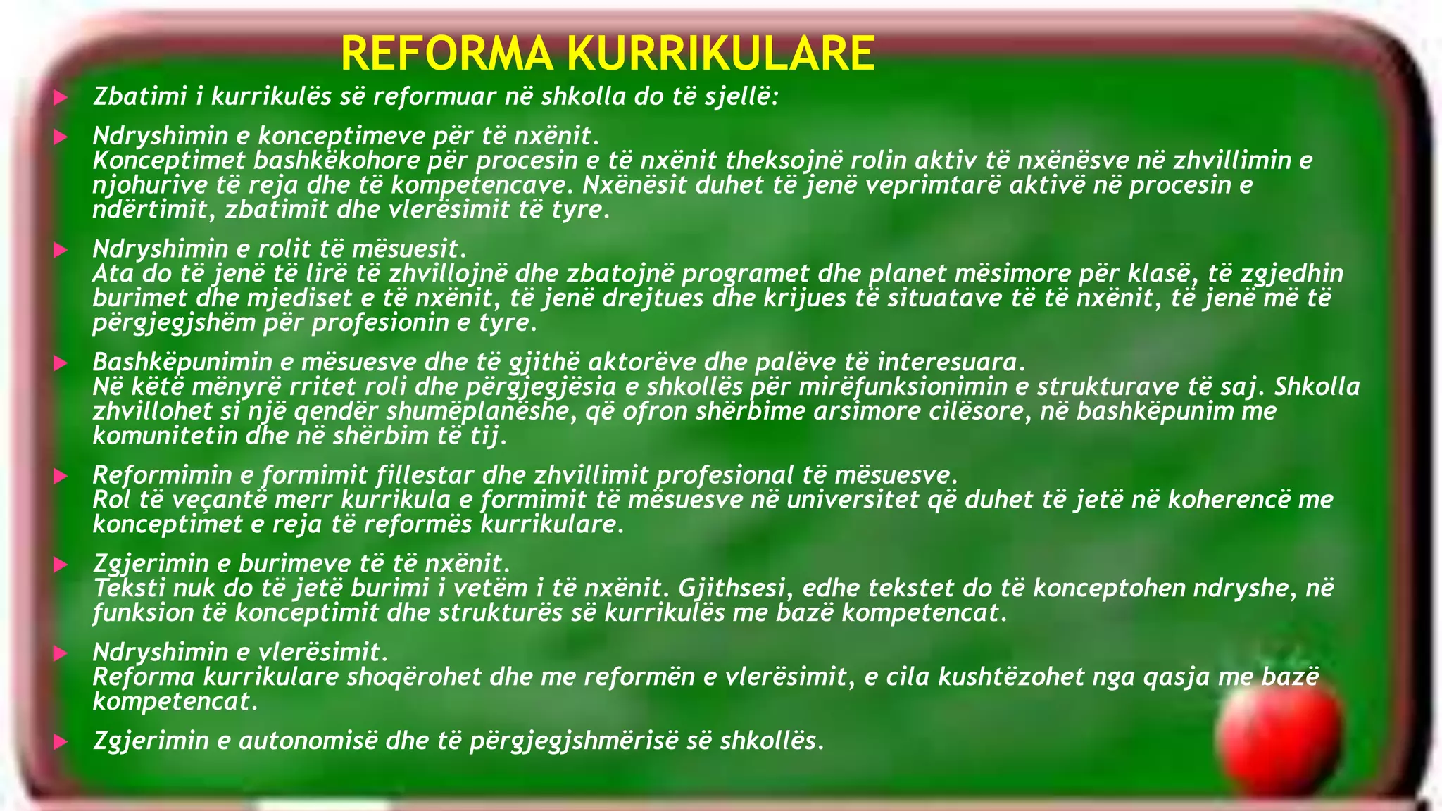 Edukimi me baze kompetencat | PPTX