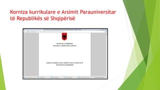 Kurrikula me baze kompetencat | PPTX