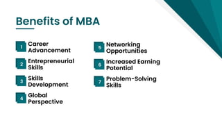 Benefits of MBA | PPT
