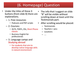 Edu lab website structure, colors, functionality | PPT