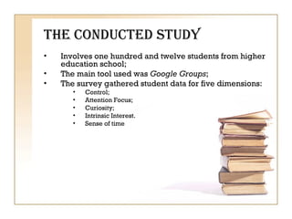 Using Google Groups in a m-learning environment | PPT