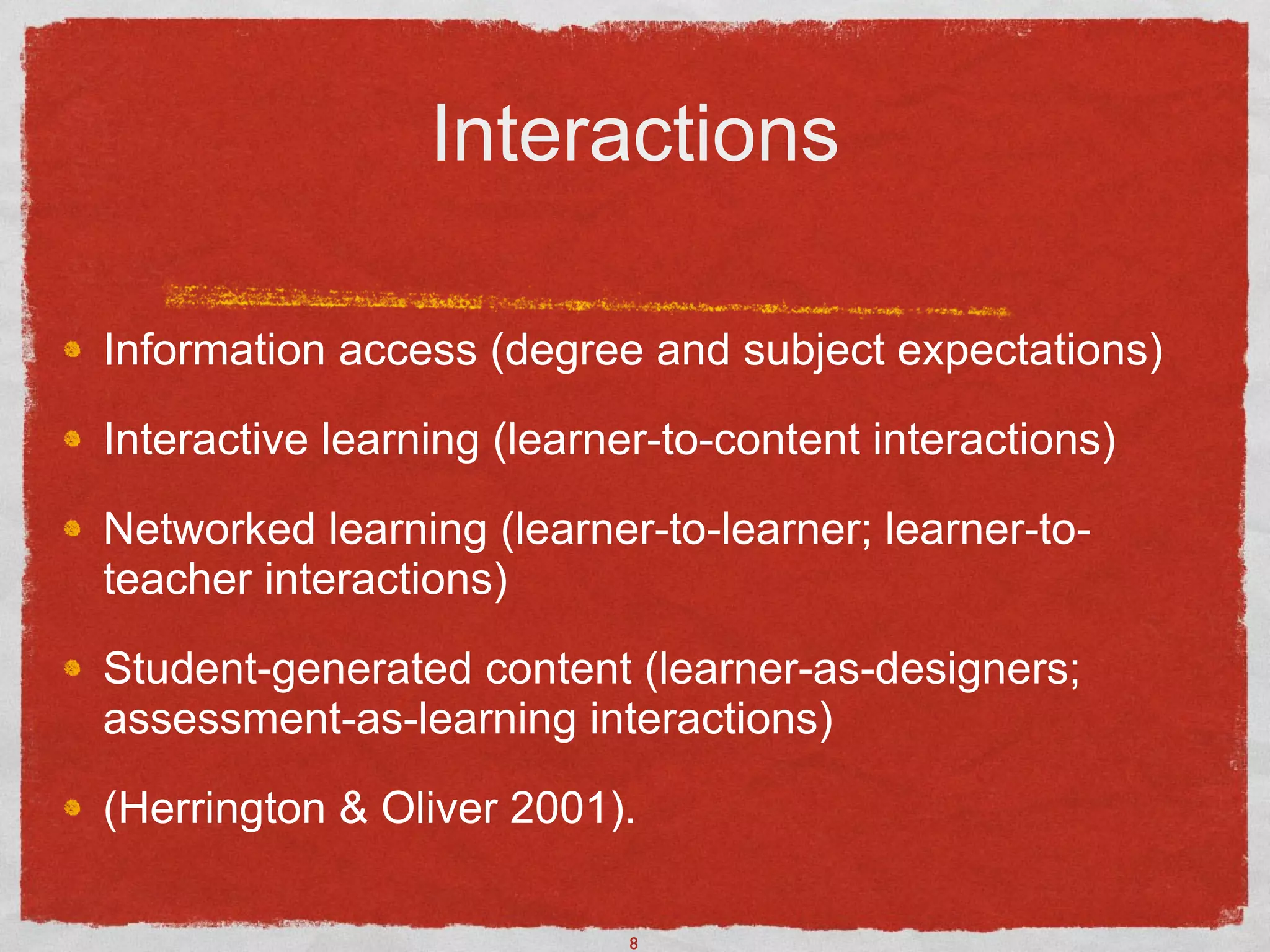 Aspirational Standards for Academic Capabilities in Blended and ...
