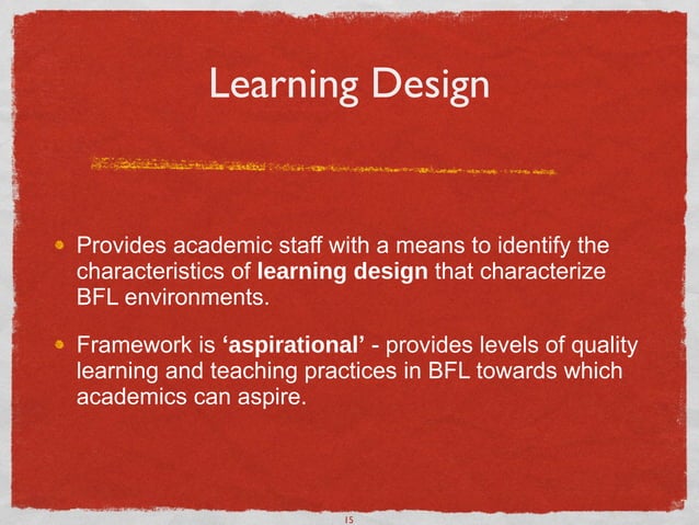 Aspirational Standards for Academic Capabilities in Blended and ...