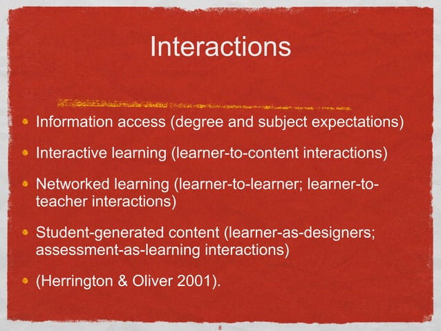 Aspirational Standards for Academic Capabilities in Blended and ...