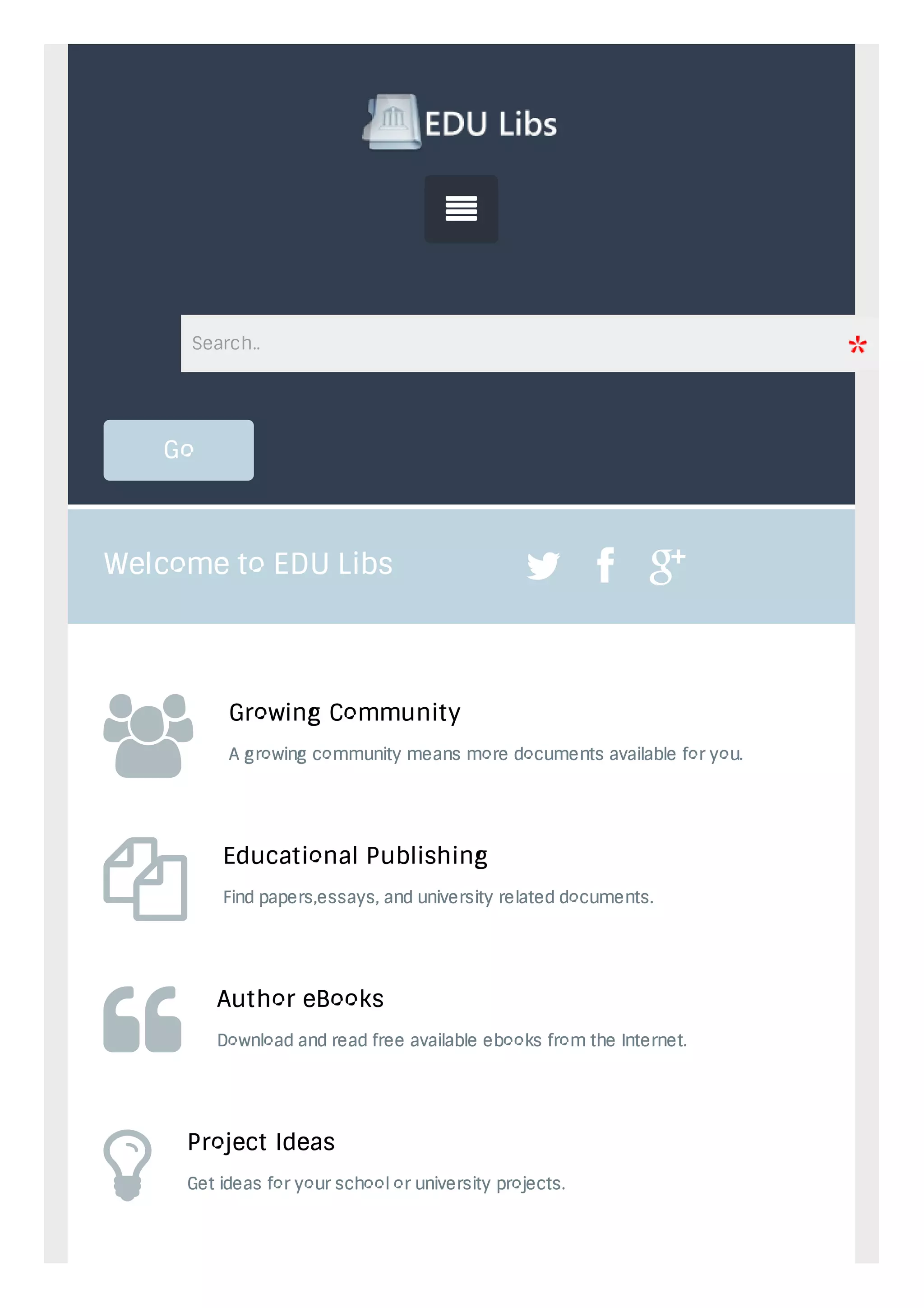 EDU Libs | An educational Library for everyday use | PDF