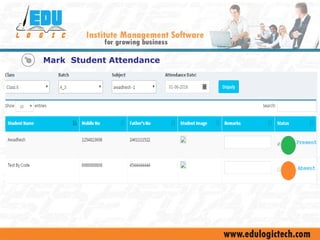 Free Institute Management Software With EDU LOGICTECH | PPS