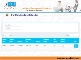 Free Institute Management Software With EDU LOGICTECH | PPS