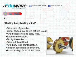 Success Mantra For Students by Eduwave Institute, Kota | PPTX