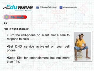 Success Mantra For Students by Eduwave Institute, Kota | PPTX