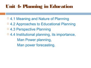Educational management planning | PPT