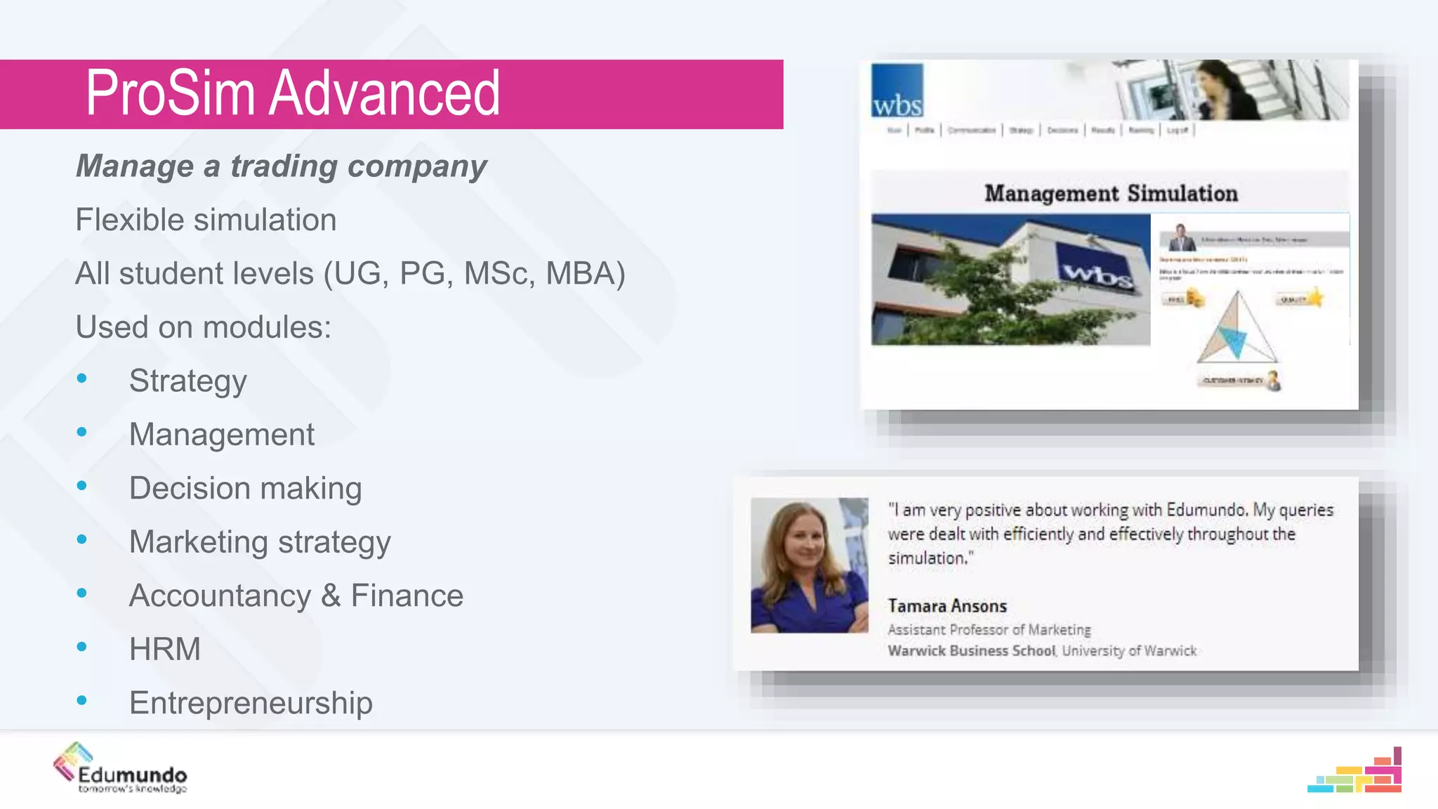 Edumundo Business Games & Management Simulations | PPTX