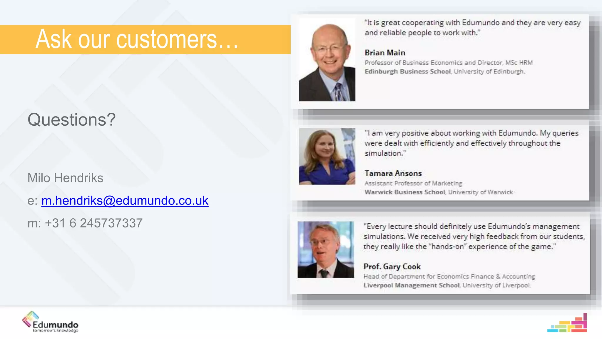 Edumundo Business Games & Management Simulations | PPTX