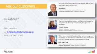 Edumundo Business Games & Management Simulations | PPTX