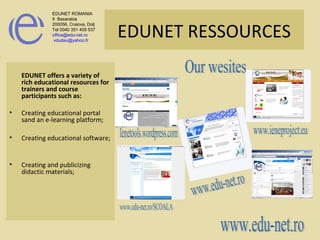 Edunet presentation | PPT | Adult Education | Education