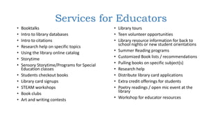 Educator Night 2020 presentation | PPT