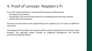 Proof of concept: Remote Laboratory Raspberry Pi + FPAA | PPTX