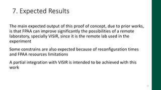 Proof of concept: Remote Laboratory Raspberry Pi + FPAA | PPTX
