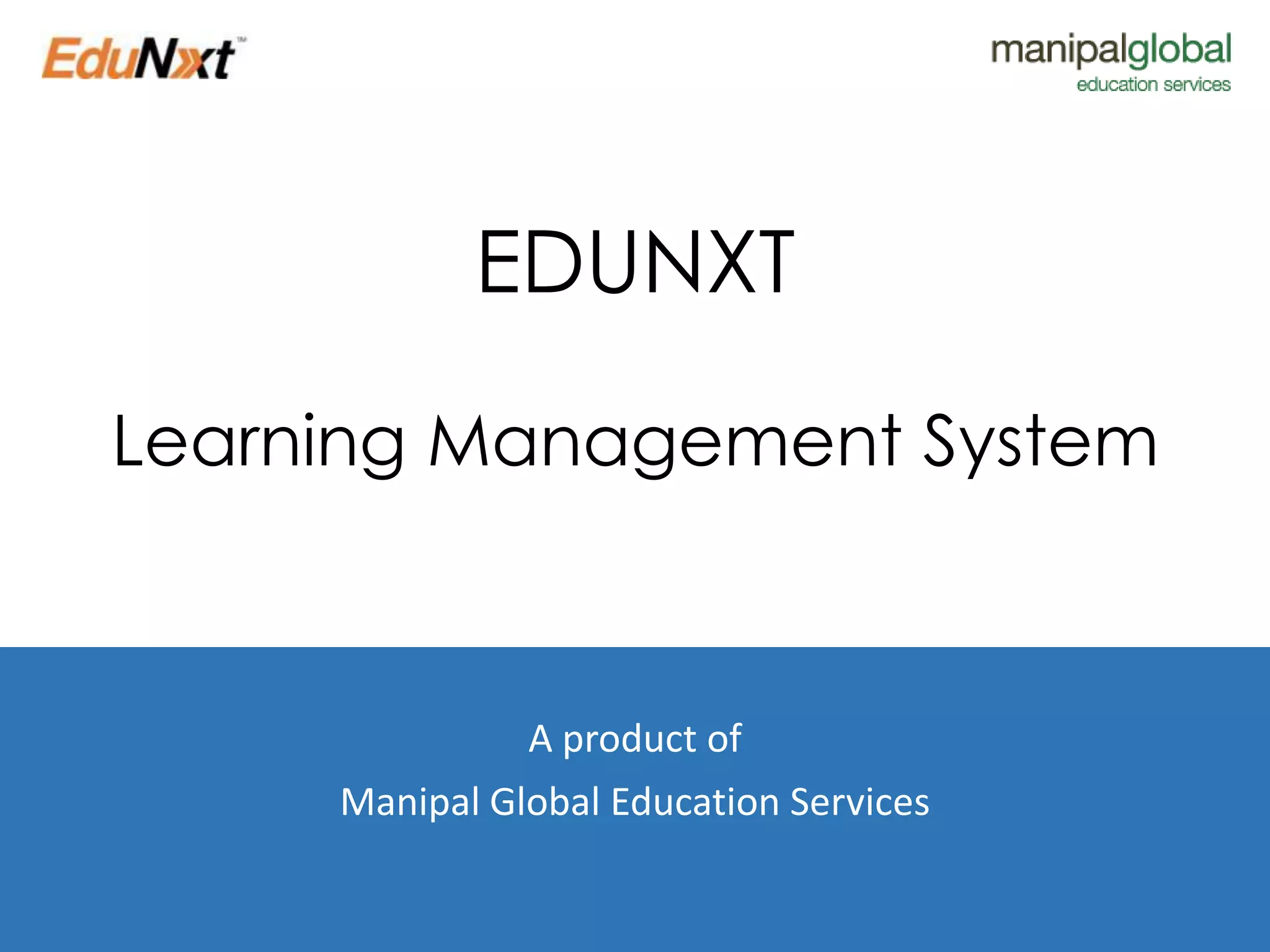 EduNxt for GNU | PPTX