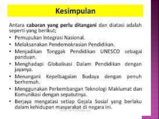 TONGGAK PENDIDIKAN UNESCO | PPT