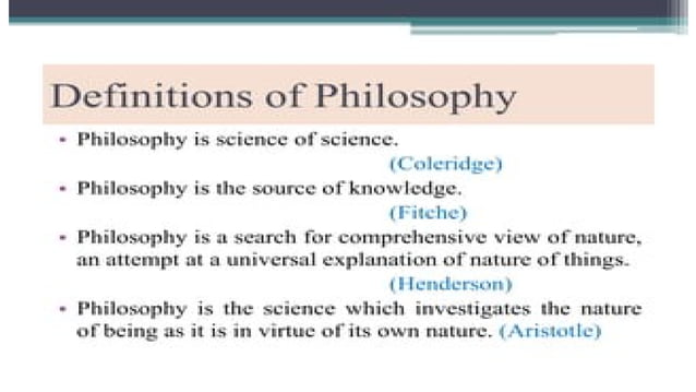 Education topic on for Bed Philosophy.pptx | Science