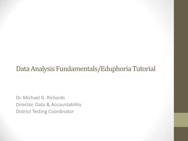 Foundations of Data Analytics | PPT
