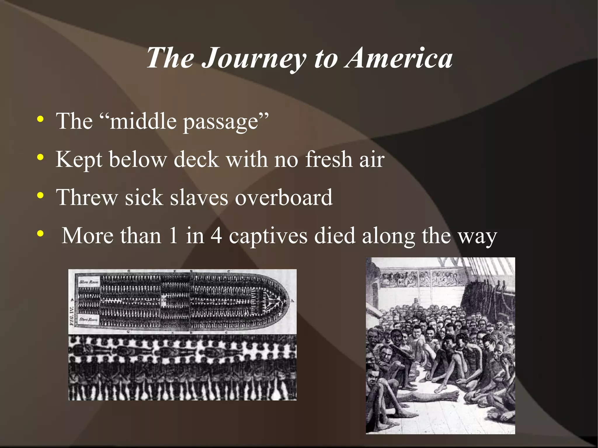Slavery In America by Rachel Cooperrider | PPT