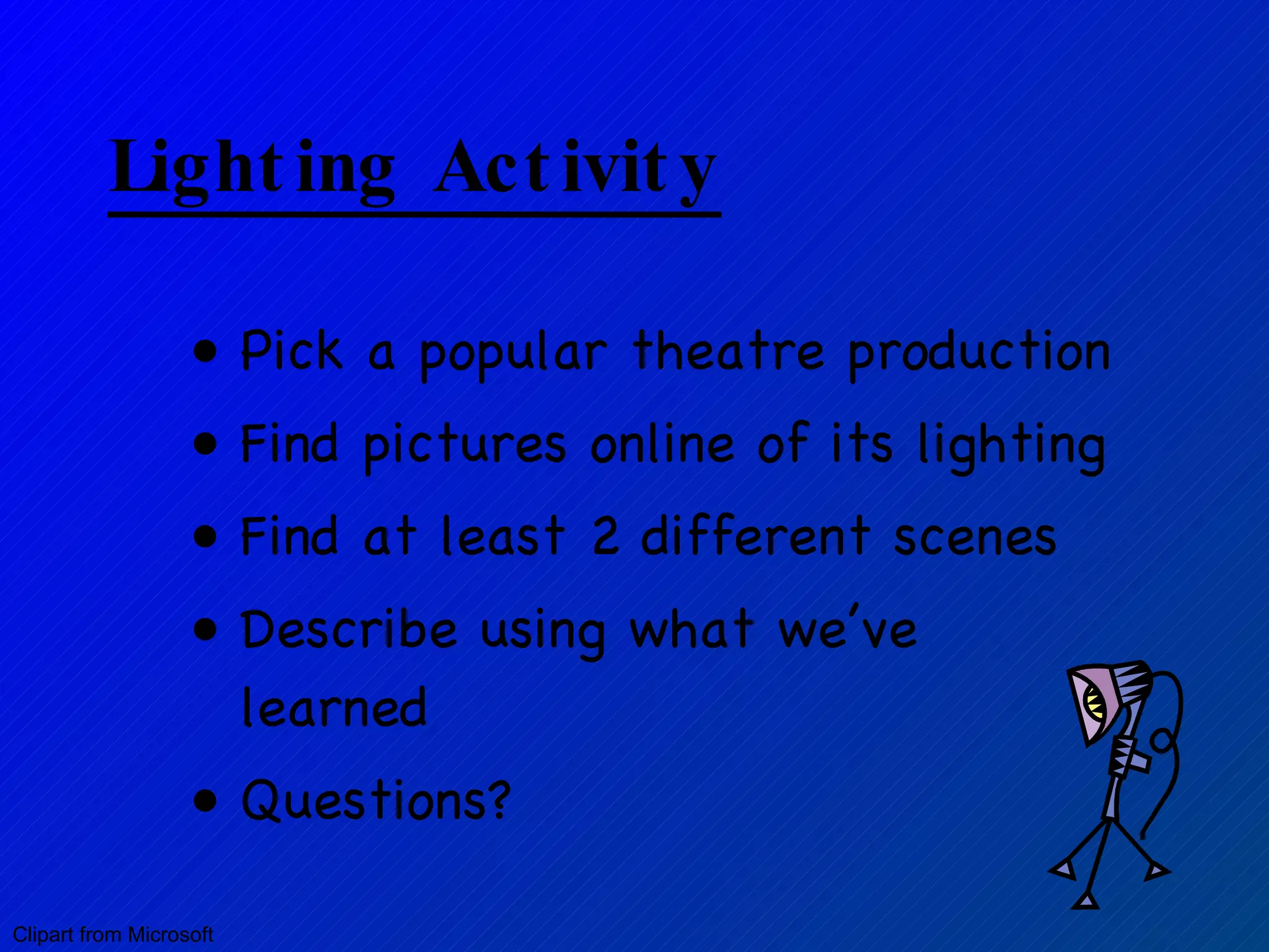 "Stage Properties" | PPT