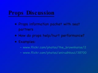 "Stage Properties" | PPT