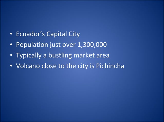 Ecuador! | PPT