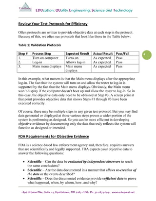 What is Objective Evidence? - EduQuest FDA Compliance Advisory | PDF