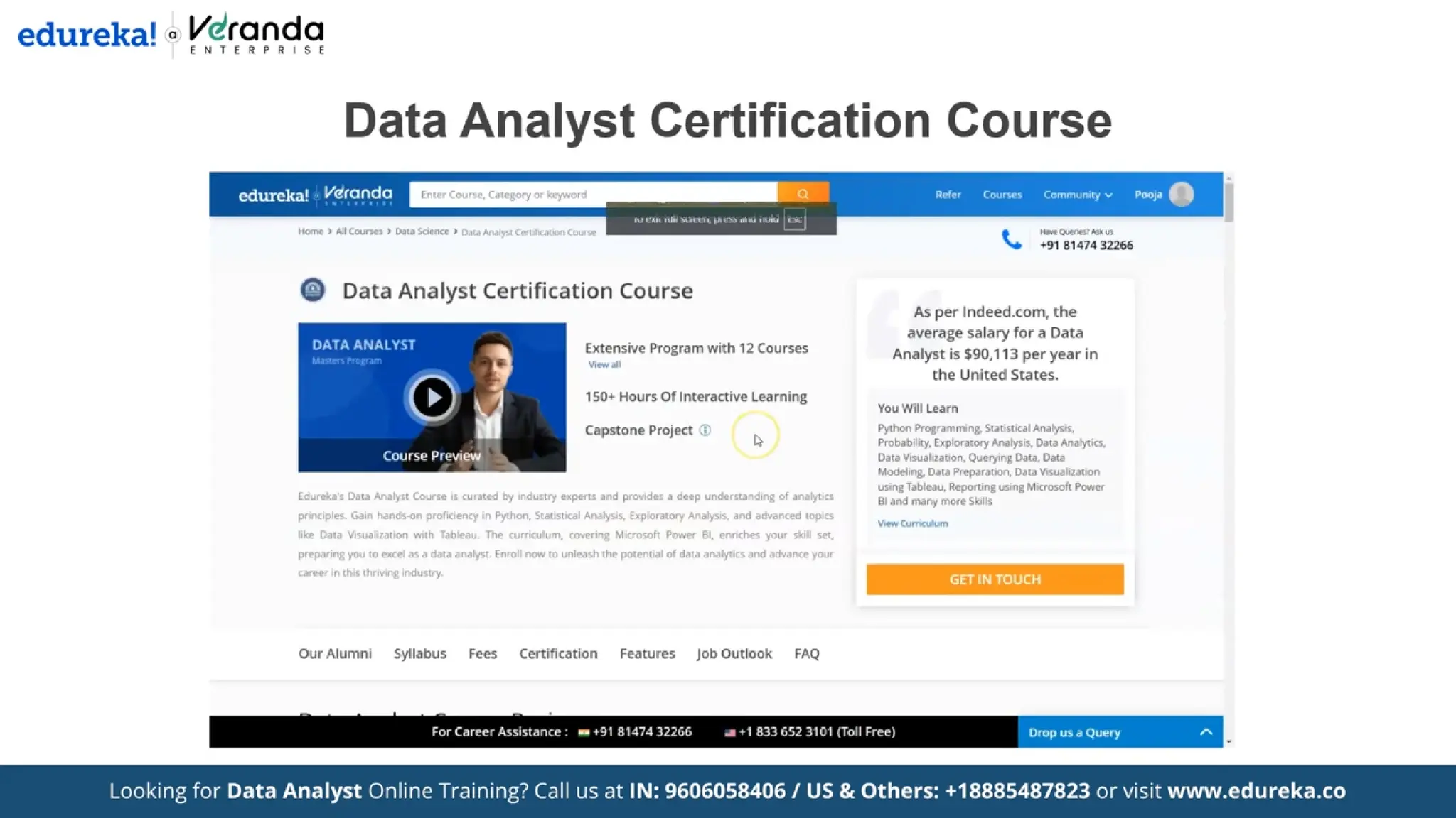 Edureka - Data Analyst Roadmap - How to Become a Data Analyst in 2025 | PPT