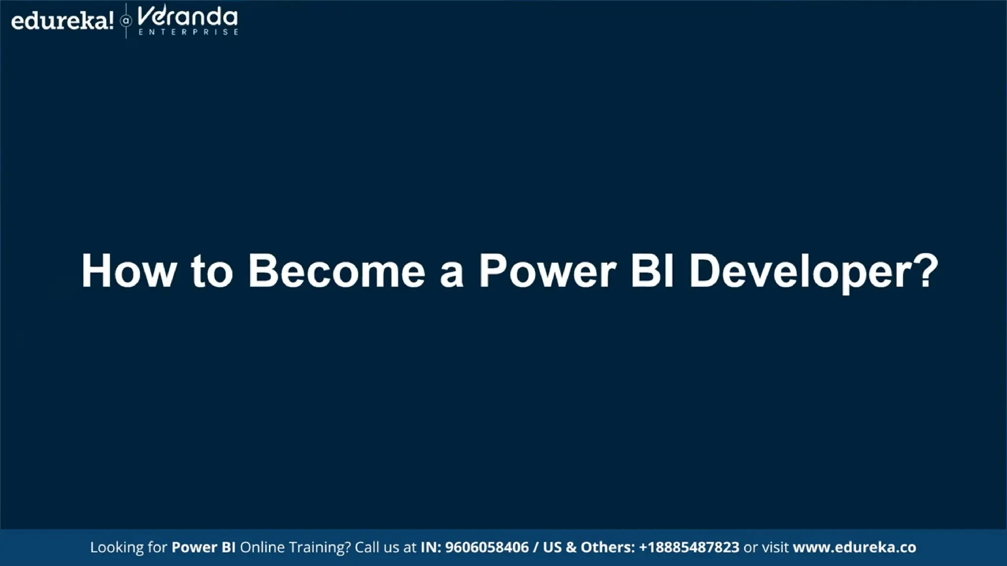 Edureka - Power BI Roadmap | Power BI Developer Roadmap | How To Learn Power Bi In 2024 | PPT