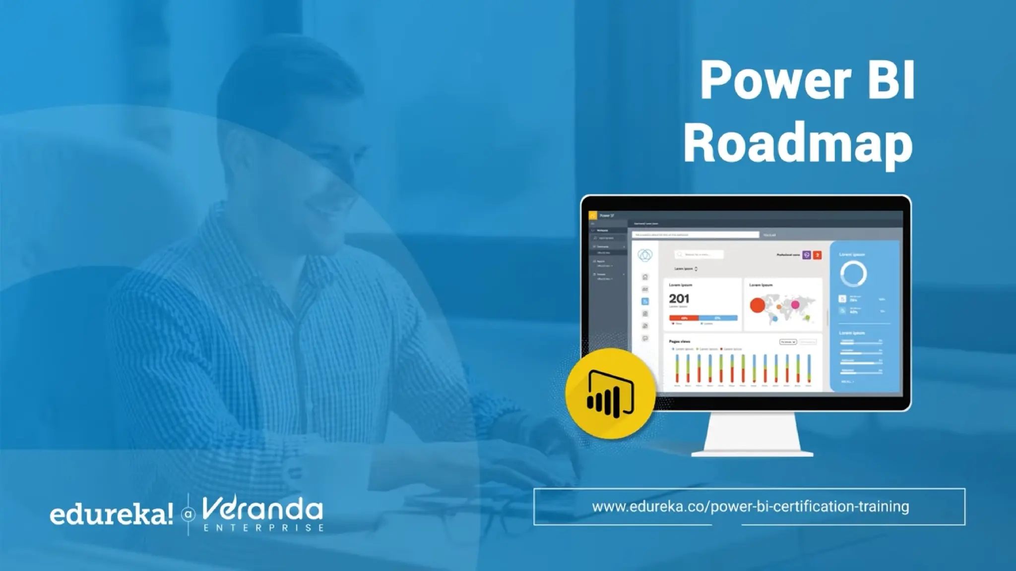 Edureka - Power BI Roadmap | Power BI Developer Roadmap | How To Learn Power Bi In 2024 | PPT