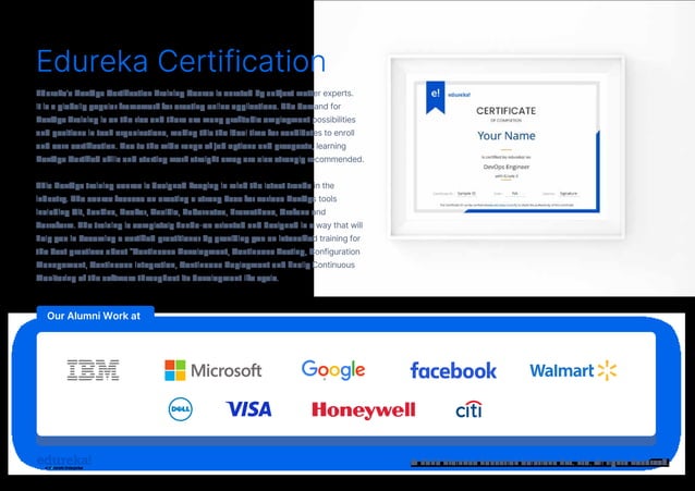 Edureka Training - DevOps Certification Training Course | PDF