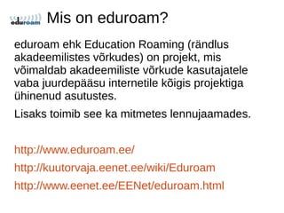Eduroam | PPT