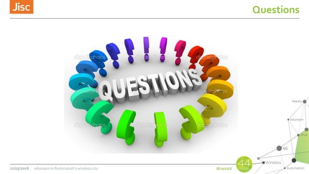 Eduroam in portsmouth's wireless city - Networkshop44 | PPTX