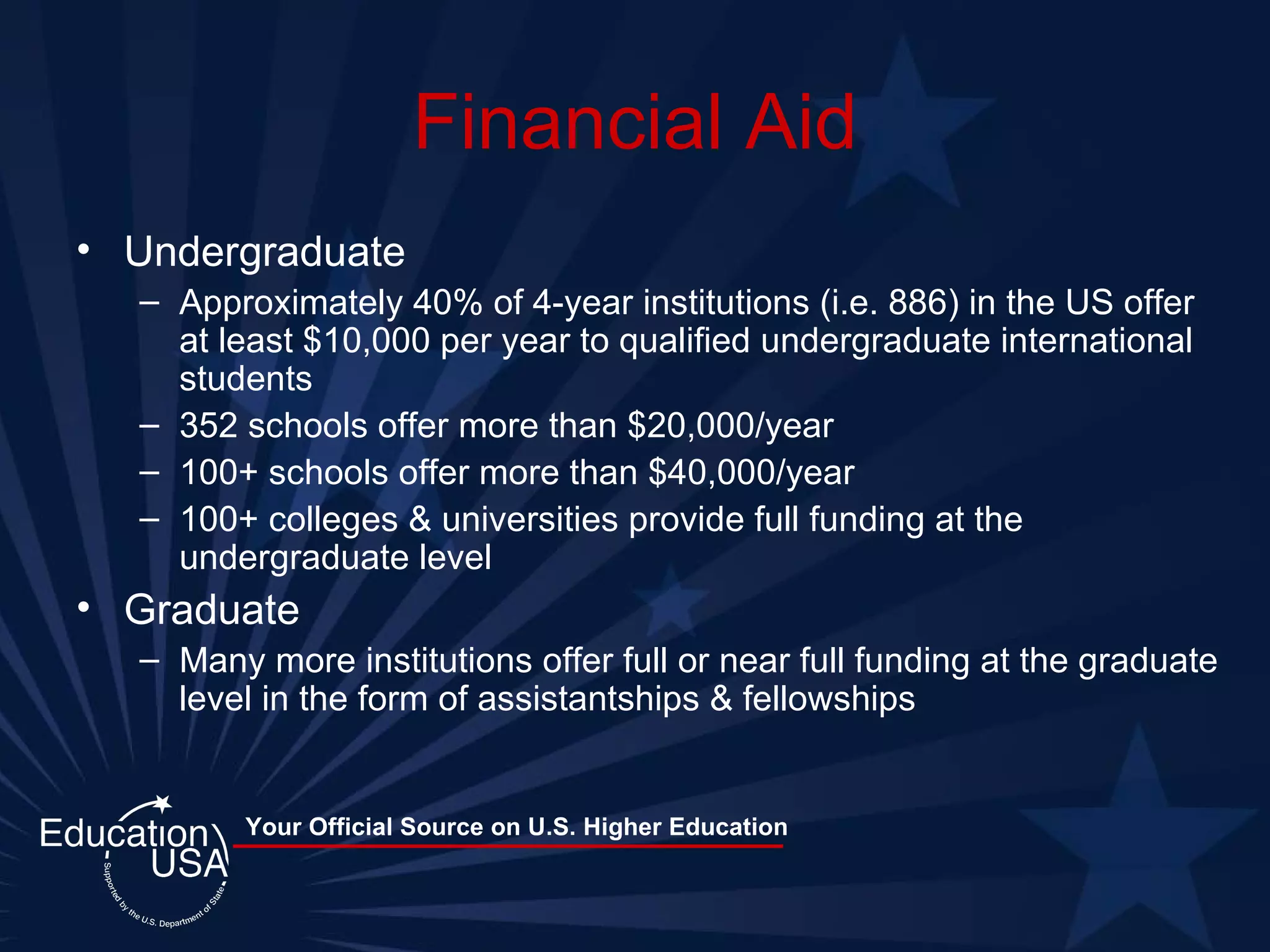 EducationUSA U S Higher Education System Explained | PPT