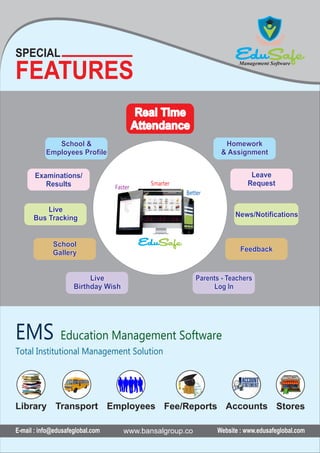 Edusafe - School Management Software | PDF