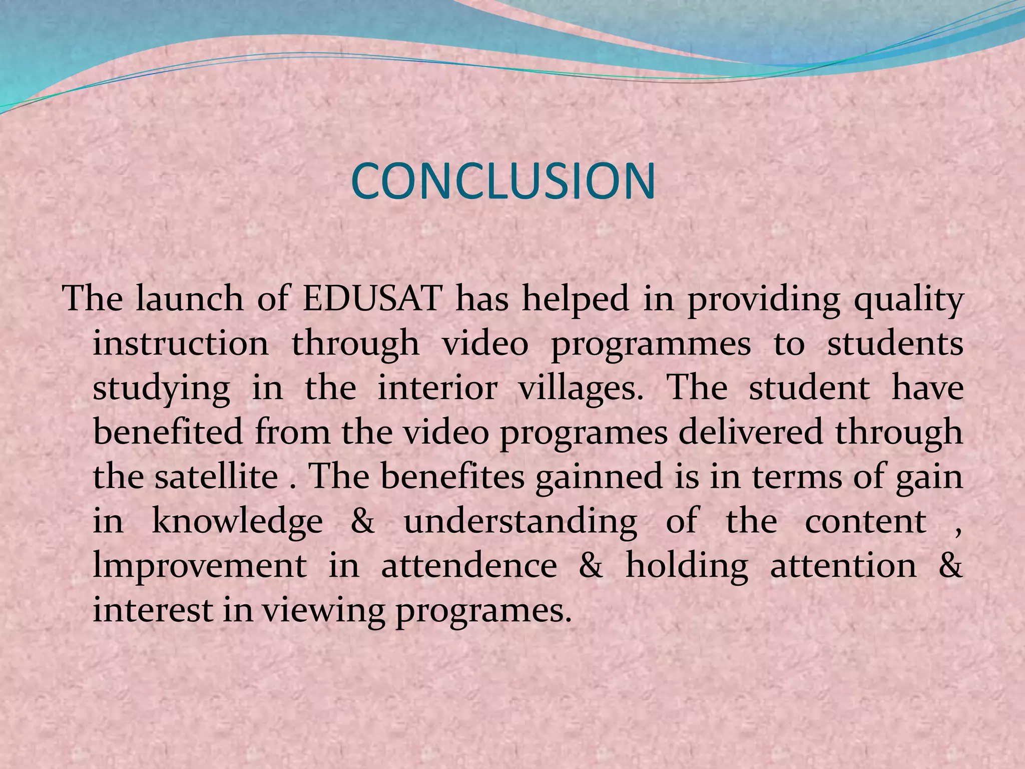 Edusat | PPTX