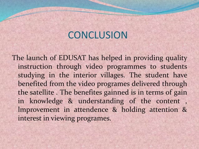 Edusat | PPTX