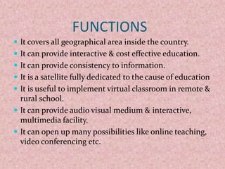 Edusat Satellite Information