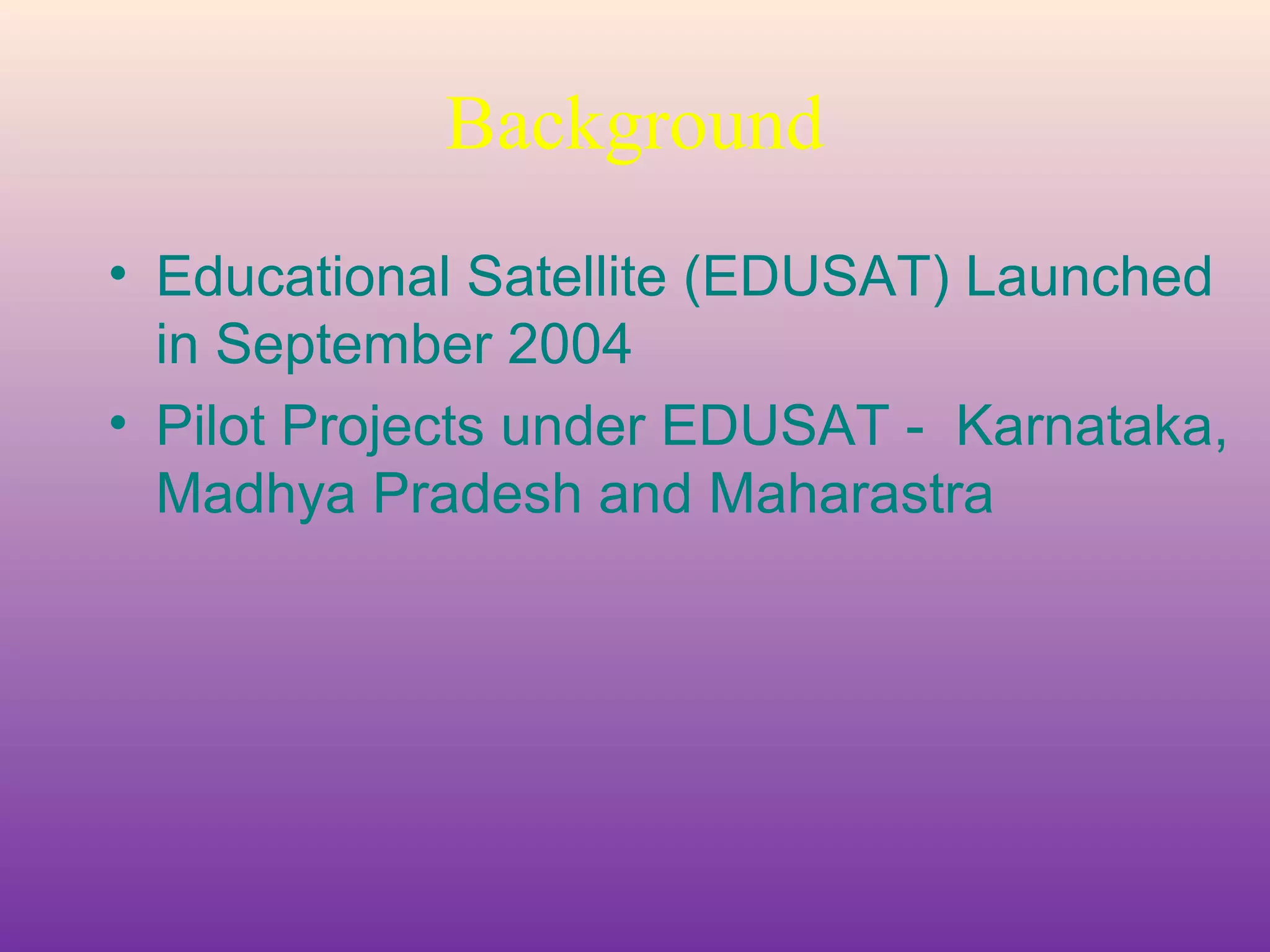 Edusat potential for ppp | PPT
