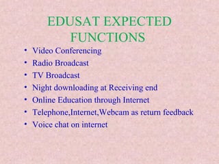 Edusat potential for ppp | PPT