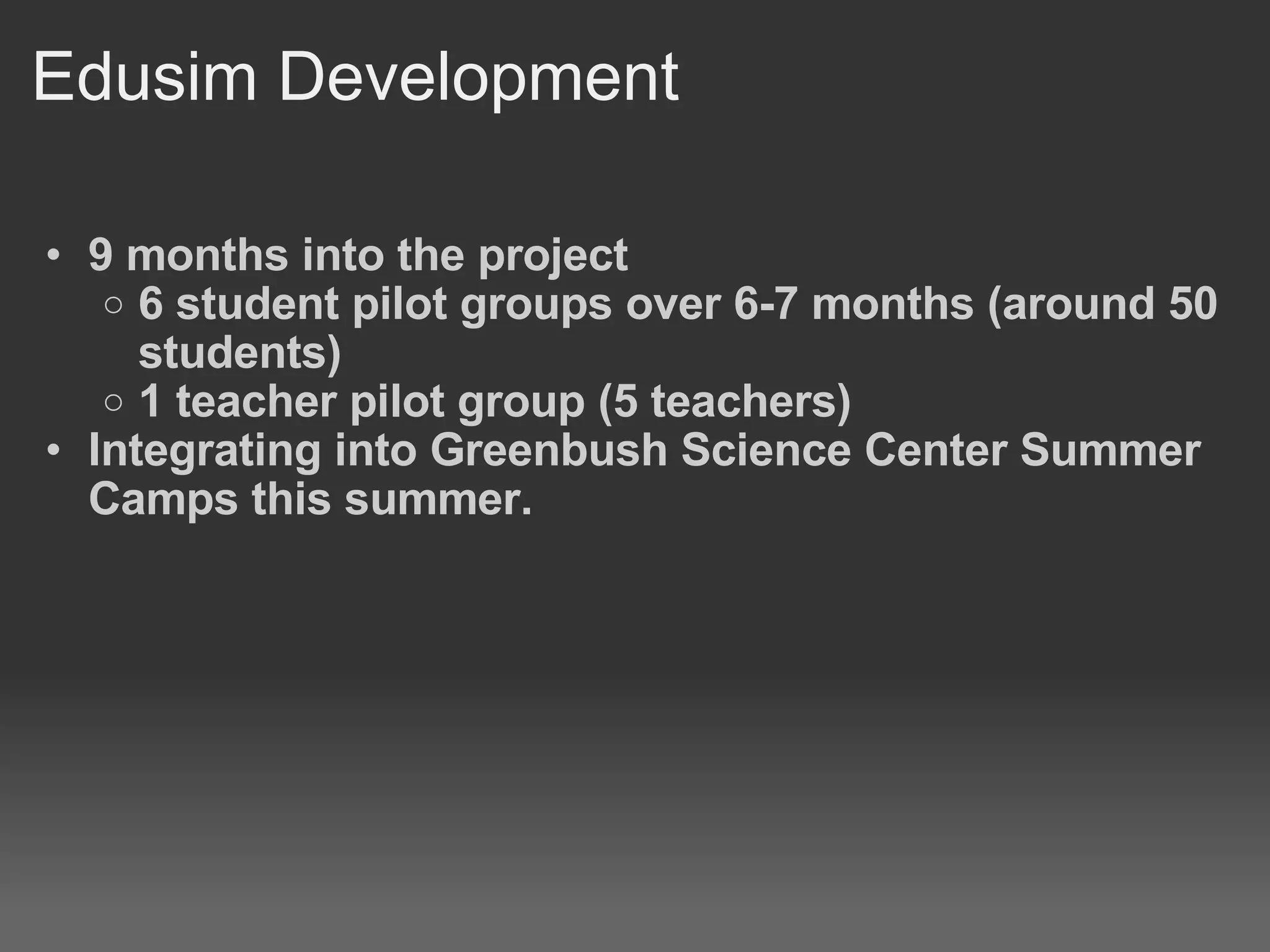 Edusim Overview | PPT