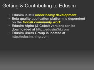 Edusim Overview | PPT